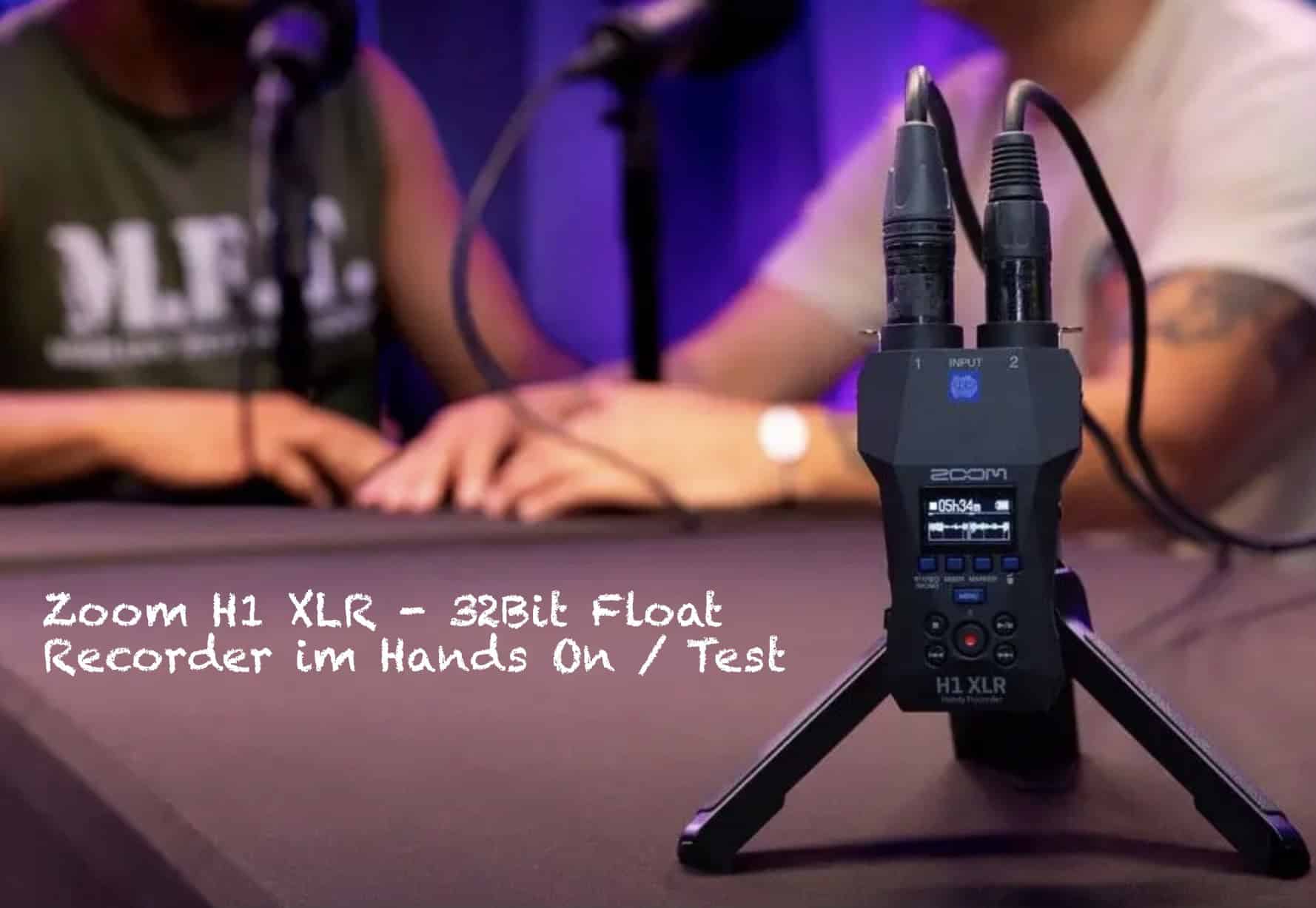 Zoom H1 XLR - 32Bit Float Field Recorder im Hands On / Test - kiekste.tv